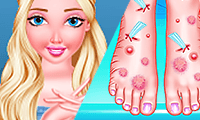 Emma: Foot Treatment - A Free Game for Girls on GirlsGoGames.co.uk