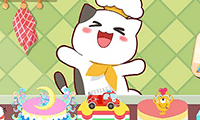 Kitty Bake Cake - A Free Game for Girls on GirlsGoGames.co.uk