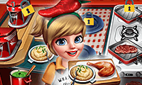 Cooking Fast 4: Steak - A Free Game for Girls on GirlsGoGames.co.uk